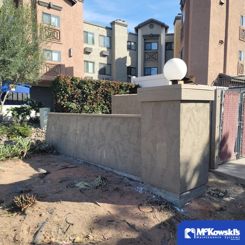 HOA’s Monument Wall Rebuild in Mission Valley